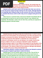 Macbeth Act 4, Scene 3 Analysis | PDF