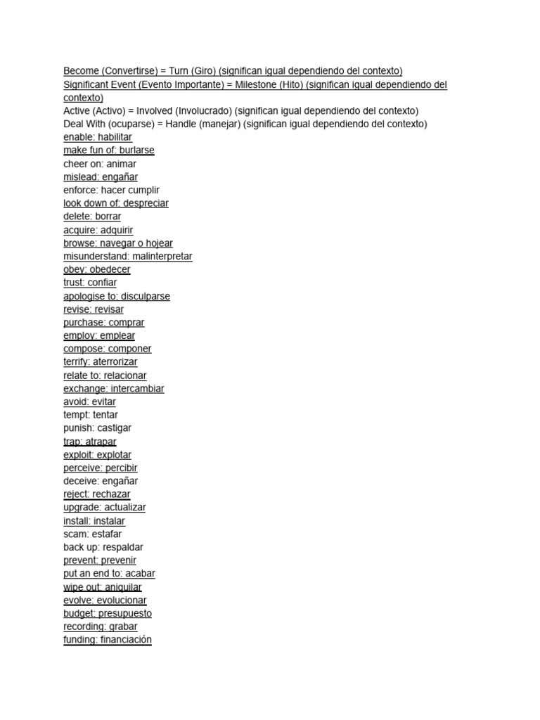 Vocabulary (Getting Started, Unit 1) | PDF