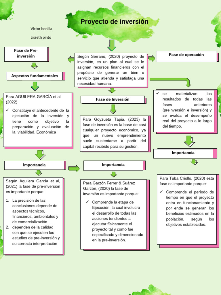 Mapa Conceptual Grupal 1 | PDF | Inversiones | Economias