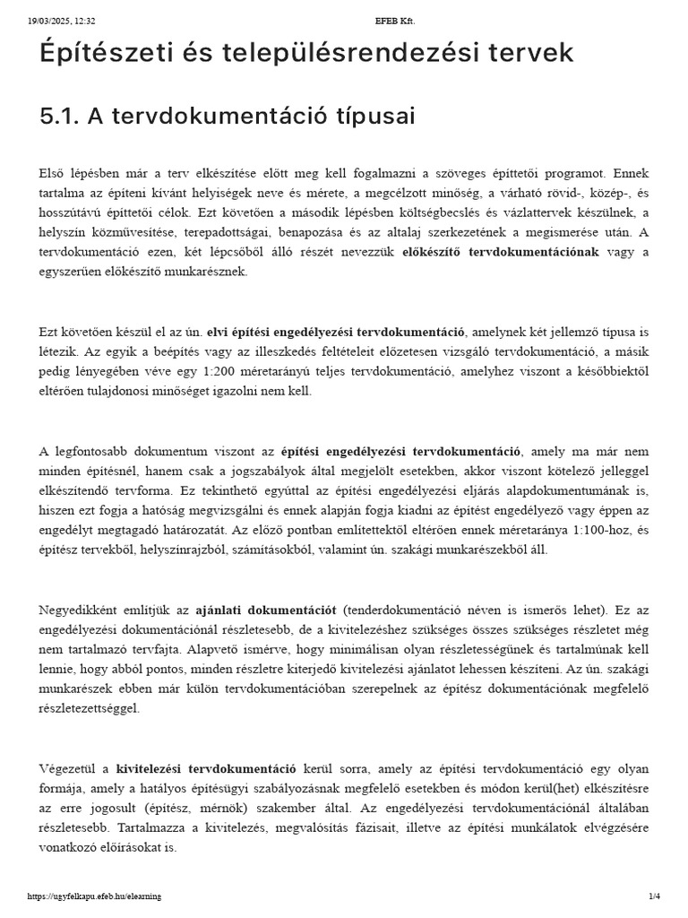 Épészeti És Településrendezési Tervek | PDF