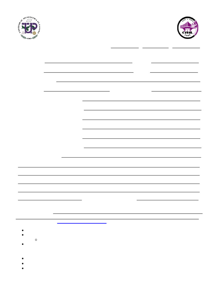 Formulario de Solicitud de Practica 2024 1 | PDF