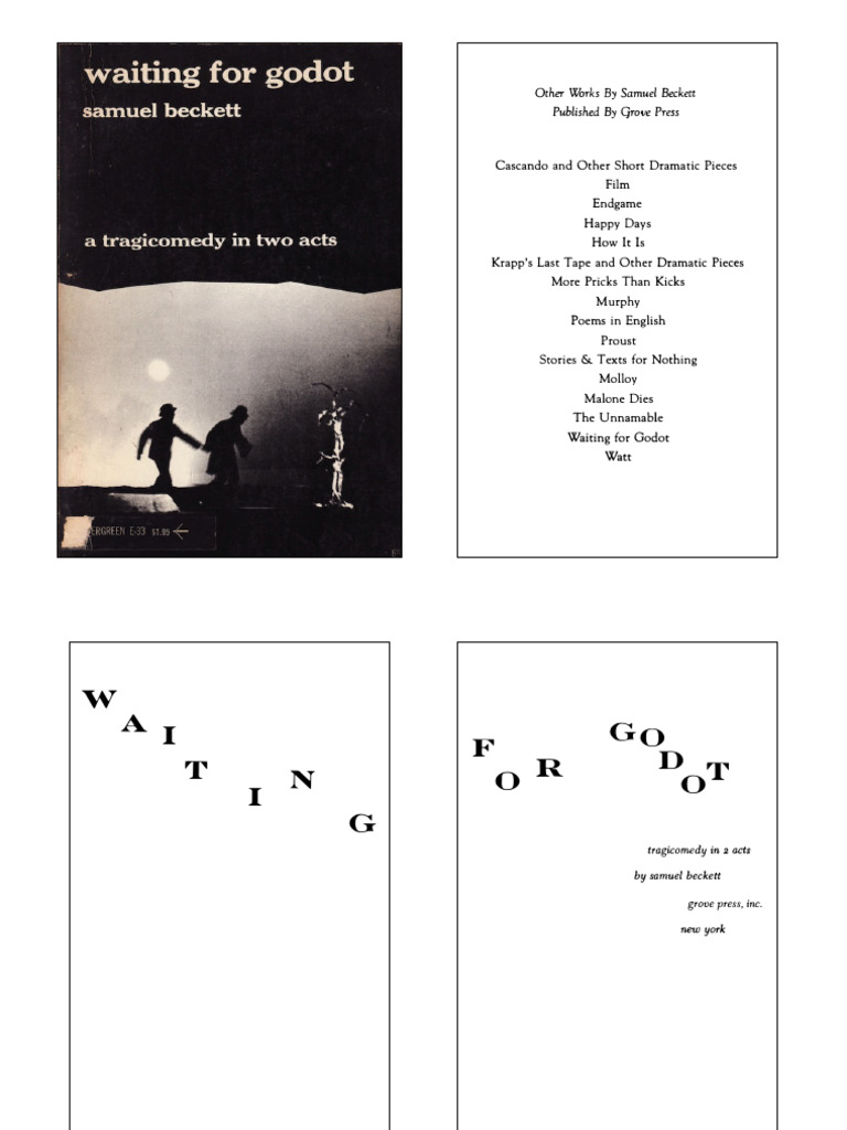 Beckett, Samuel - Waiting For Godot (1954, Grove) - Libgen - Li | PDF