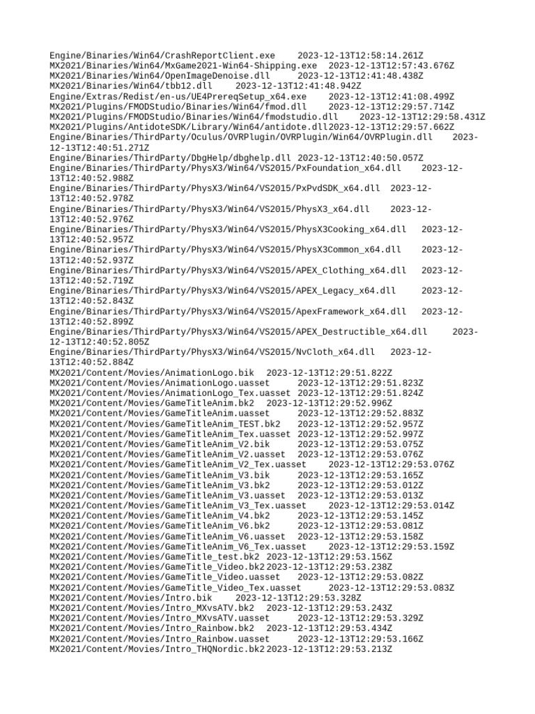 UE4 Prerequisite Setup for MX2021 | PDF | Operating System Technology | Software Engineering