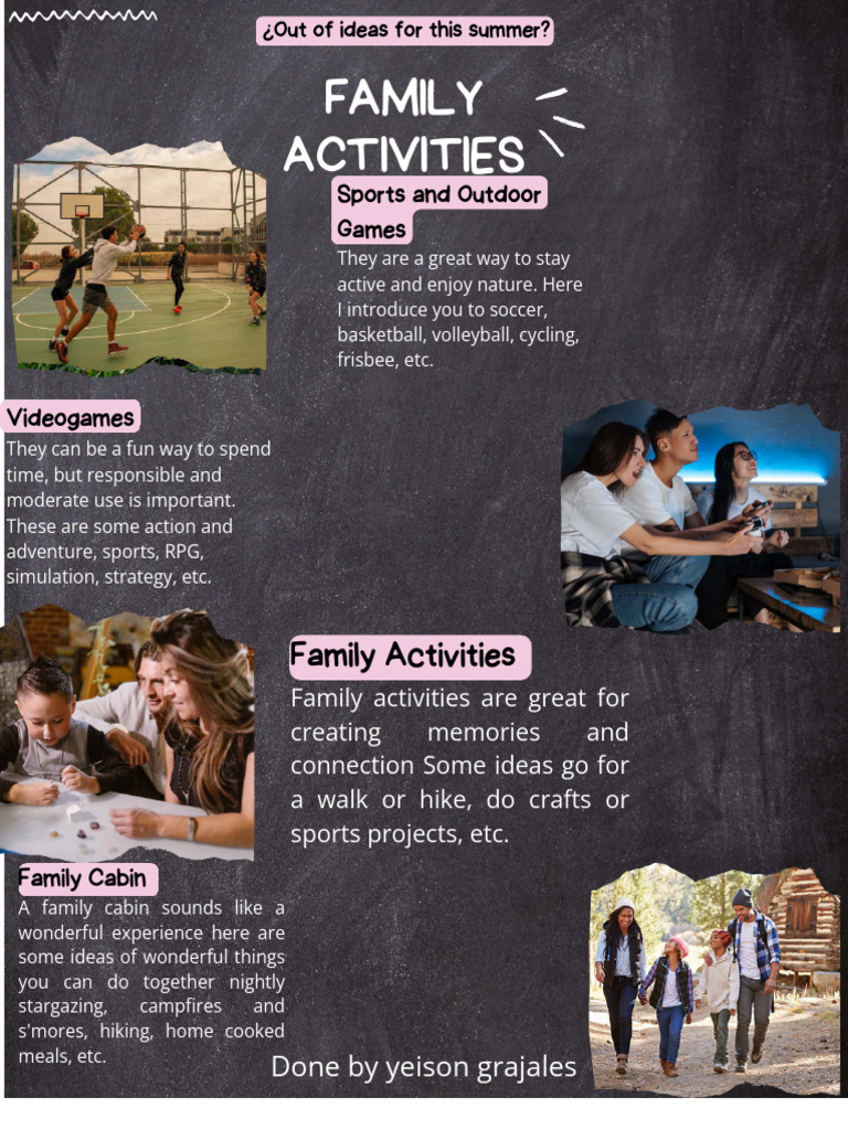 Infografía con actividades de ocio (Vocabulary). AA2-EV01. (1) | PDF