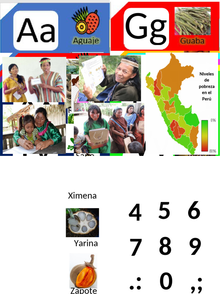 Abecedario y vocabulario peruano | PDF
