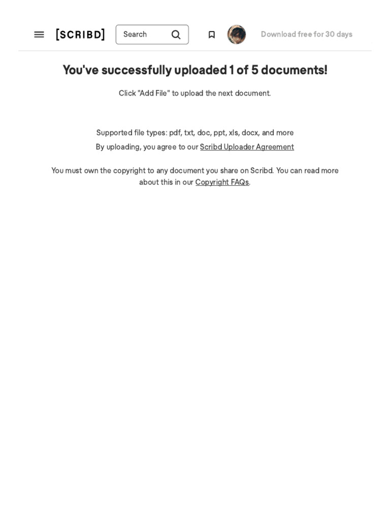 Upload A Document - Scribd | PDF