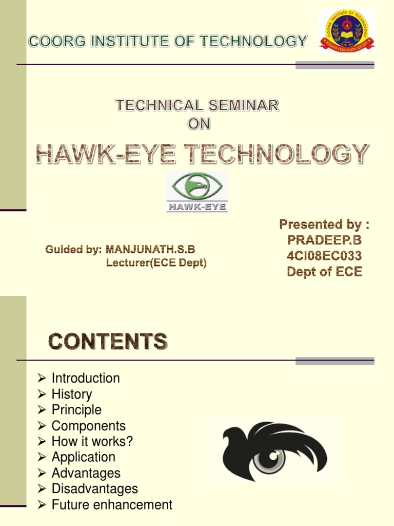 Hawk Eye Technology | PDF | Sports | Science