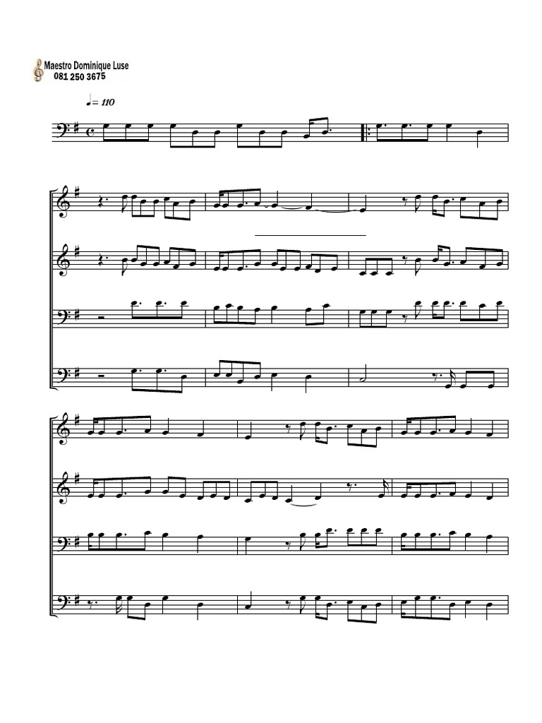 Tolata molato mwa etumba - Arr Dmsh_040559 | PDF