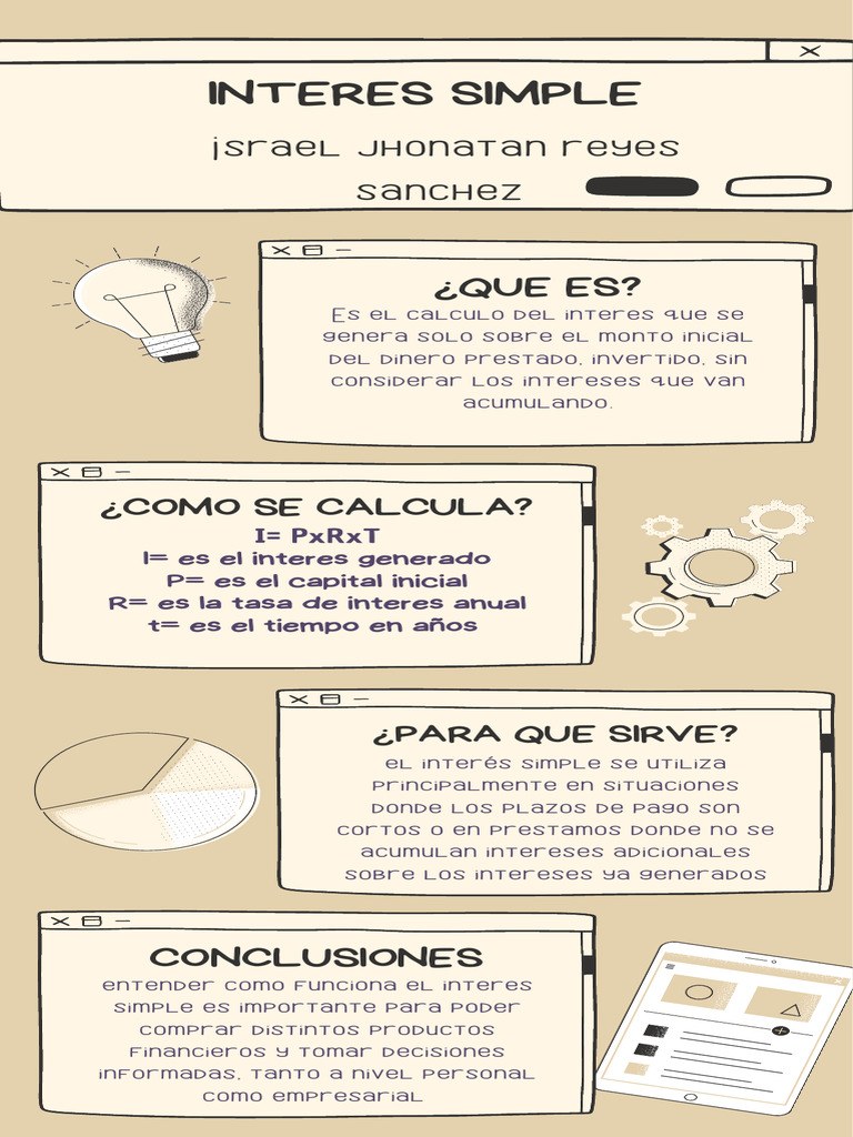 Guía sobre Interés Simple y su Cálculo | PDF
