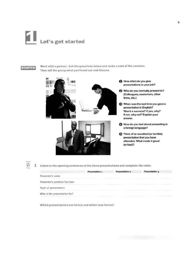 EAP Presentations UNIT 1 | PDF