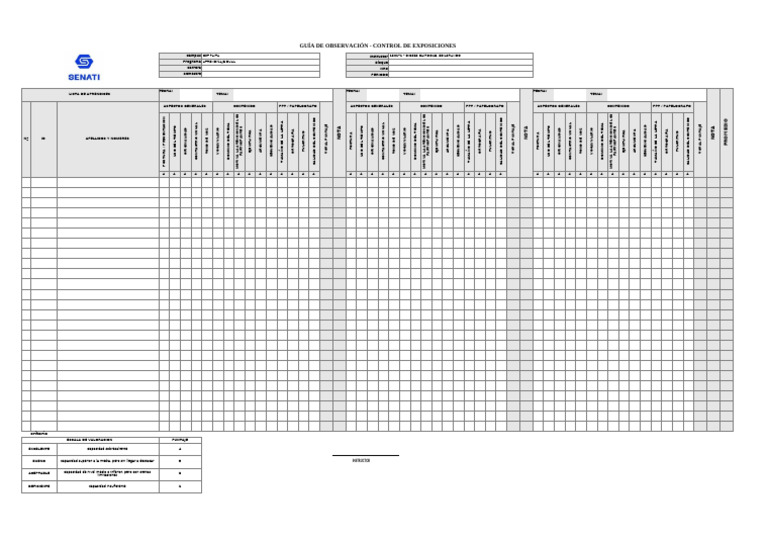 REGISTRO AUXILIAR GUÍA DE OBSERVACIÓN - EVALUACIÓN EXPOSICIONES | PDF