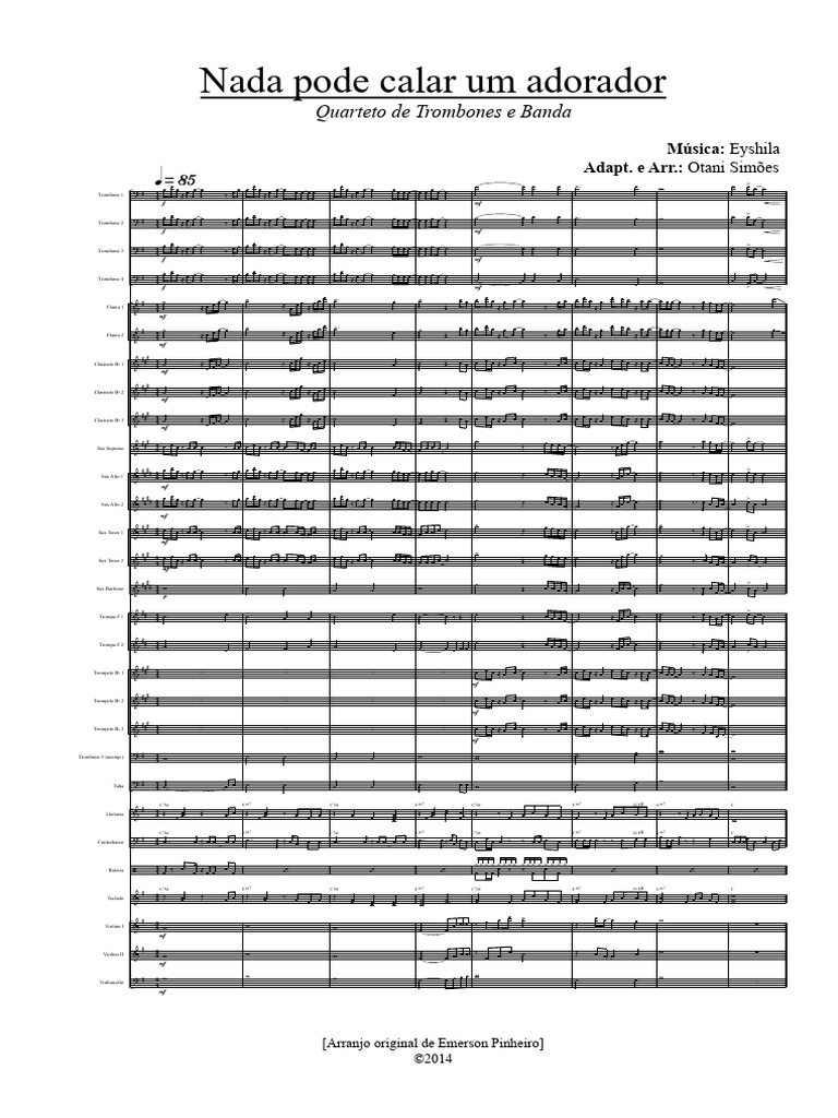 Nada Pode Calar um Adorador | PDF | Woodwind Instruments | Music Technology