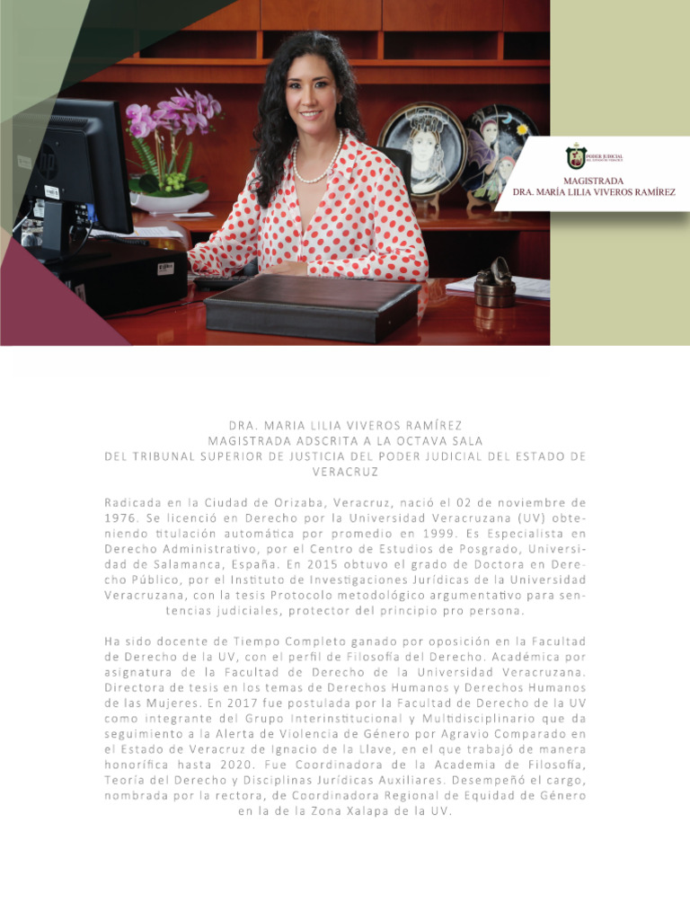 Magistra Da Doctor A Maria Lilia Viveros Ramirez | PDF