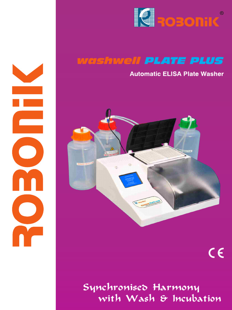 Robonik ELISA Washer Specifications | PDF | Equipment | Manufactured Goods