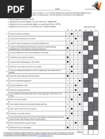 Weiss Symptom Record II WSR II Checklist Automatic Scoring Report ...