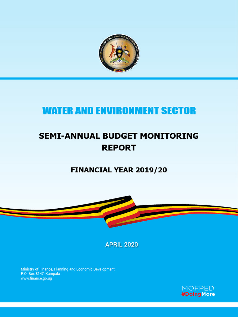 Water and Environment Sector Semi-Annual Monitoring Report FY2019-20 ...