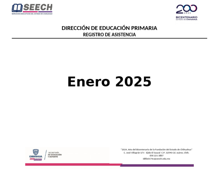 Caratula Libro de Asistencia | PDF