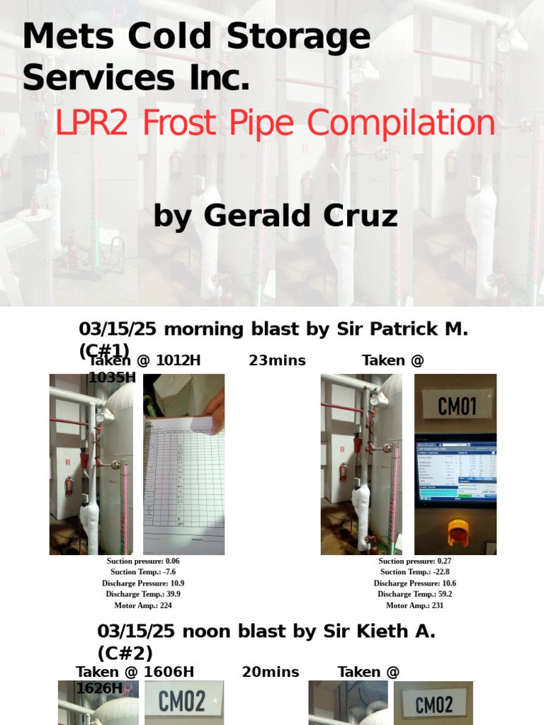 Frost Pipe Compilation | PDF