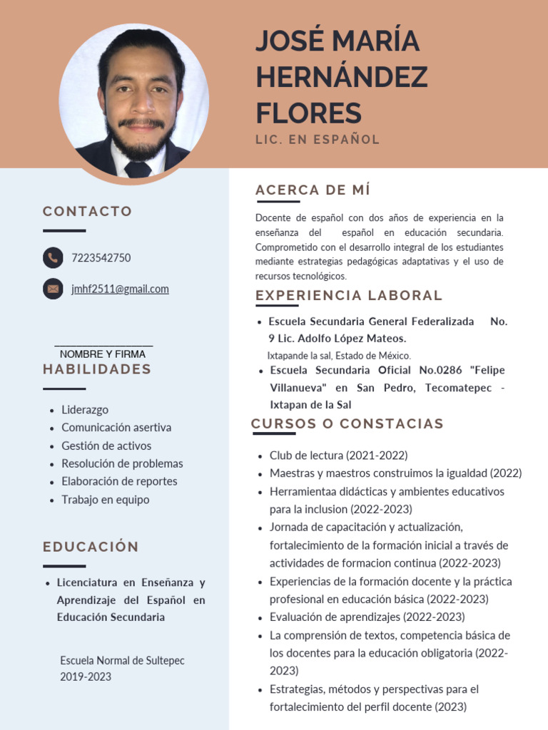 Currículum Vitae CV Jose Maria | PDF