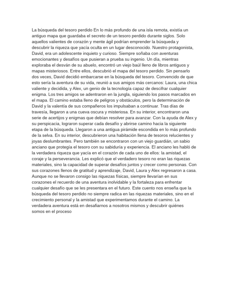 Cuento 3ro | PDF | Valor