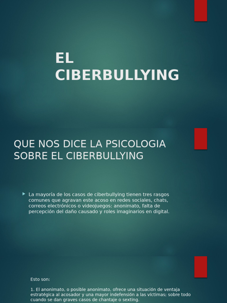 Prevención del Ciberbullying en Línea | PDF