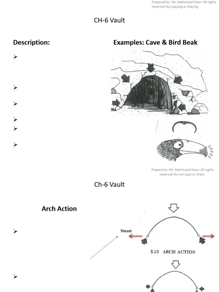 CH-6 Vault | PDF | Vault (Architecture) | Gothic Architecture