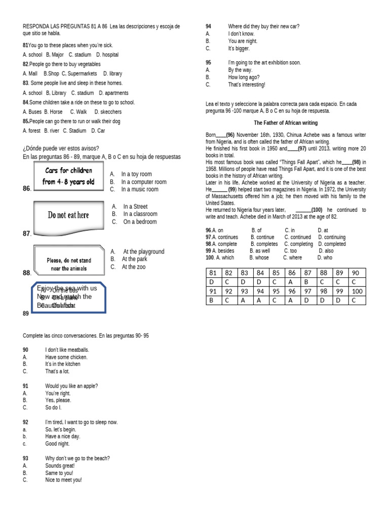 Prueba Objetiva 8 1er Periodo 2025 | PDF