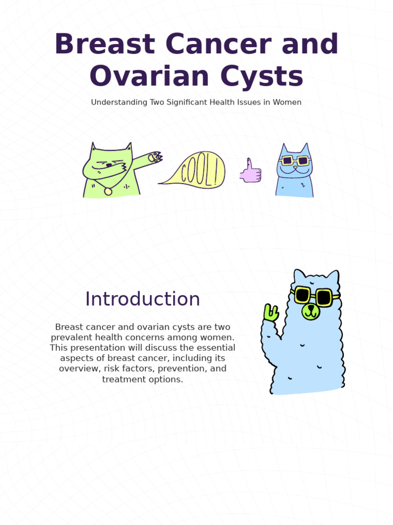 Breast Cancer and Ovarian Cysts (1) | PDF | Breast Cancer | Cancer