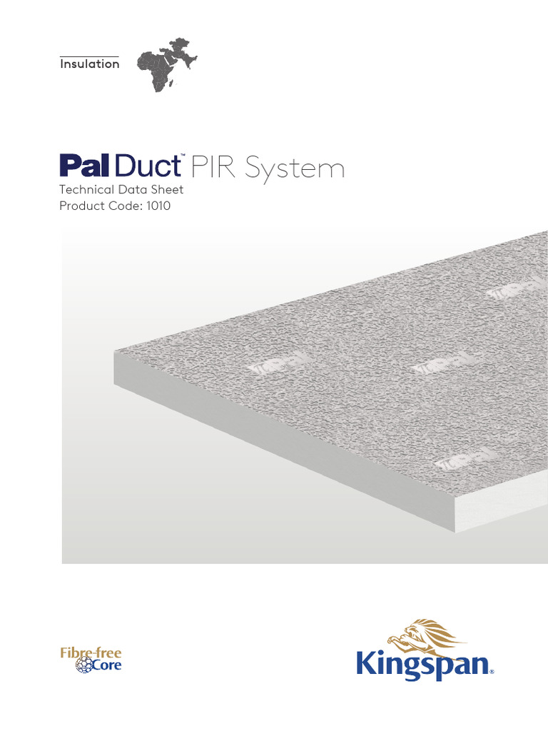Kingspan-Palduct-Pir-1010-Data-Sheet 2 | PDF | Duct (Flow) | Building ...