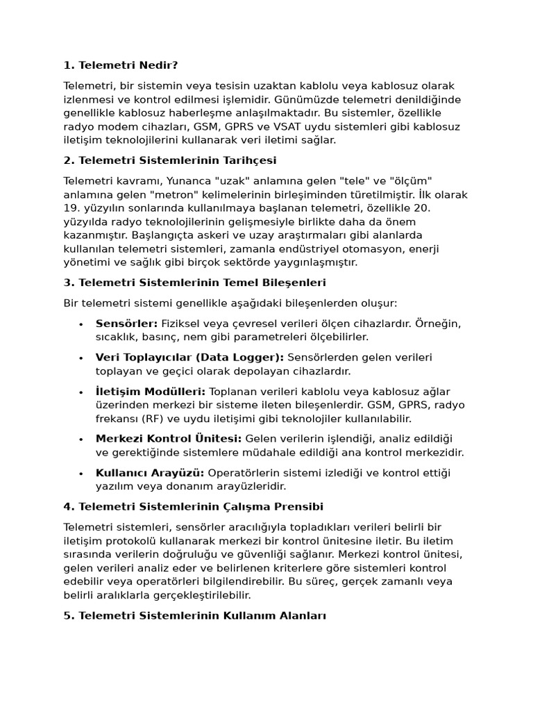 Telemetri | PDF