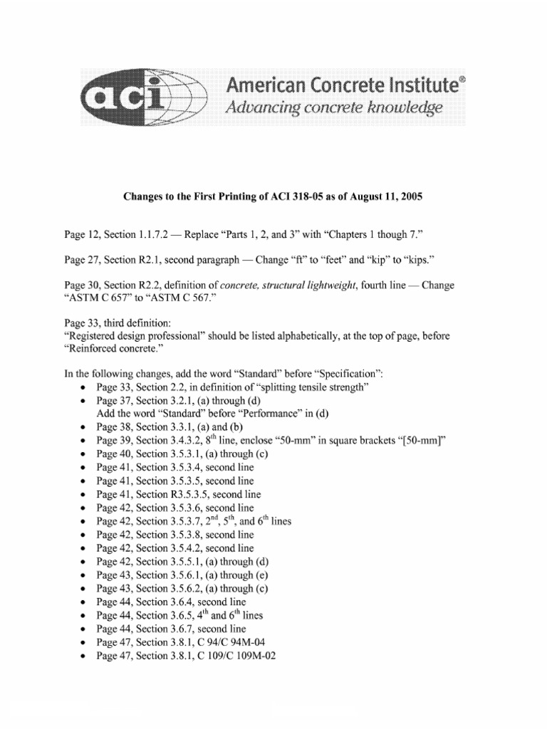 Aci 318-05 | PDF | Copyright | License
