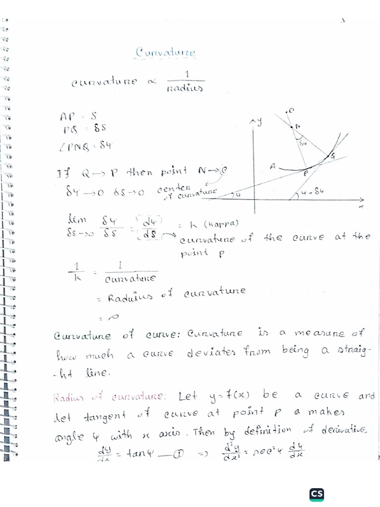 Tangent Normal Curvature | PDF