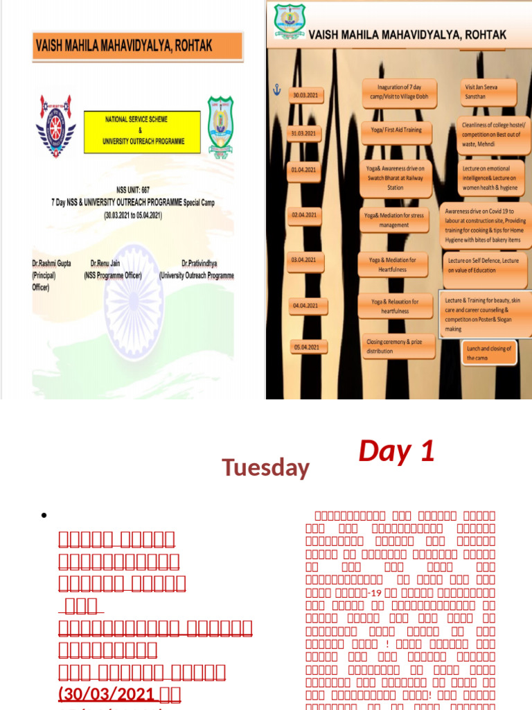 Nss Camp Final 2 | PDF
