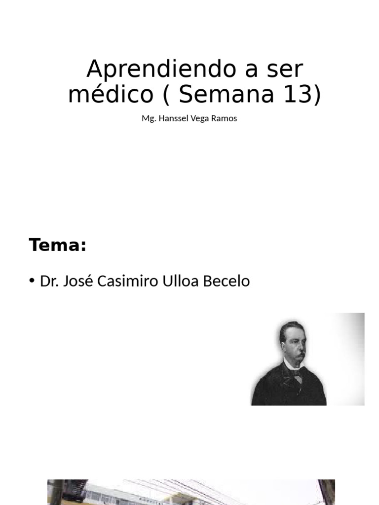 Aprendiendo A Ser Médico (Semana 13) | PDF | Perú | América del Sur