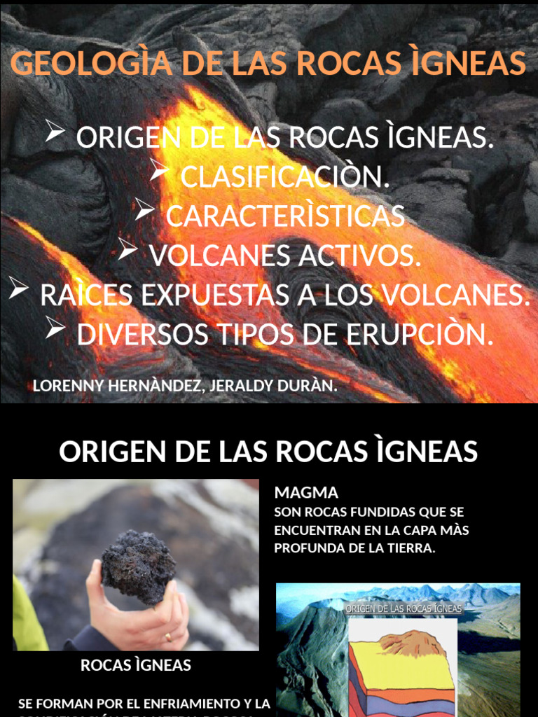 cap. V rocas igneas | PDF | Roca ígnea | Roca (geología)