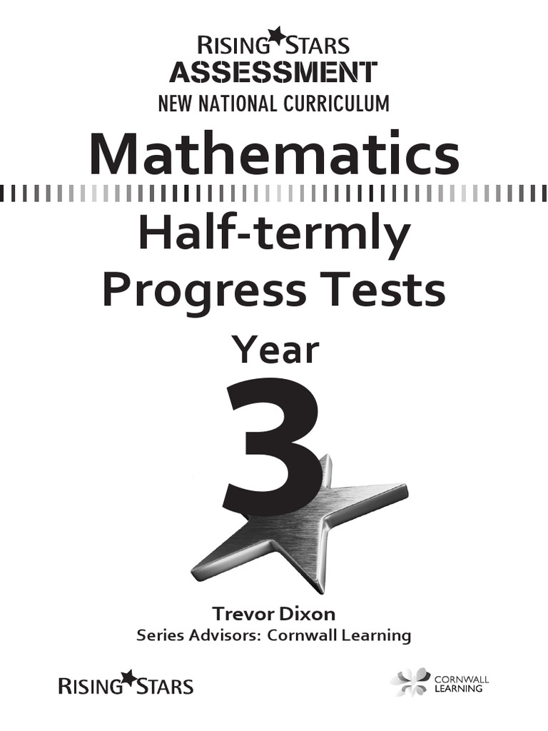 Mathematics Half Termly Progress Tests Year 3 Autumn 2 | PDF