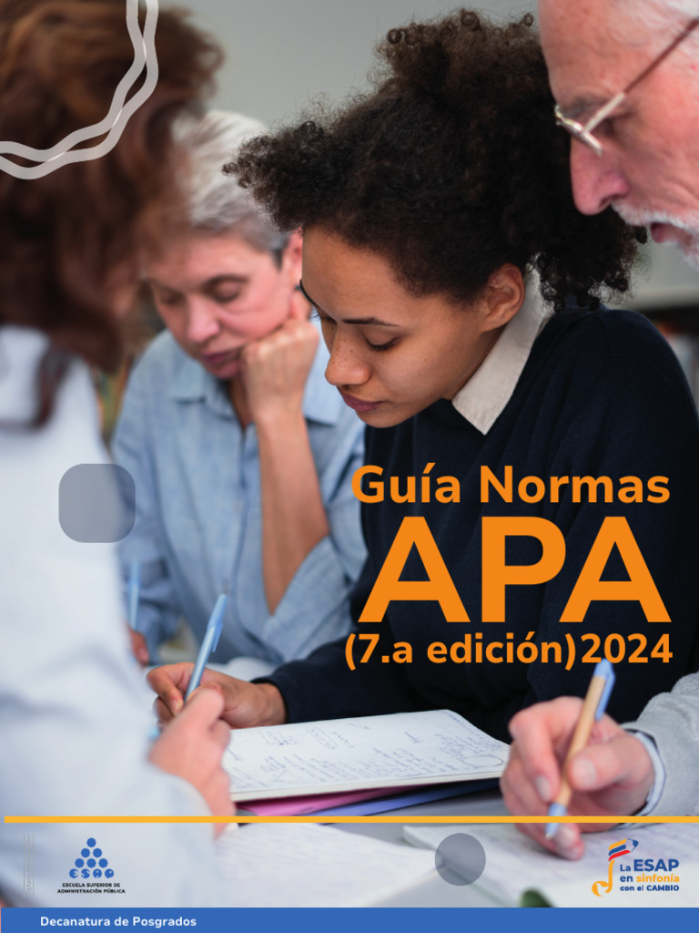Guía Normas APA 2025 ESAP | PDF | Estilo apa | Bibliografía