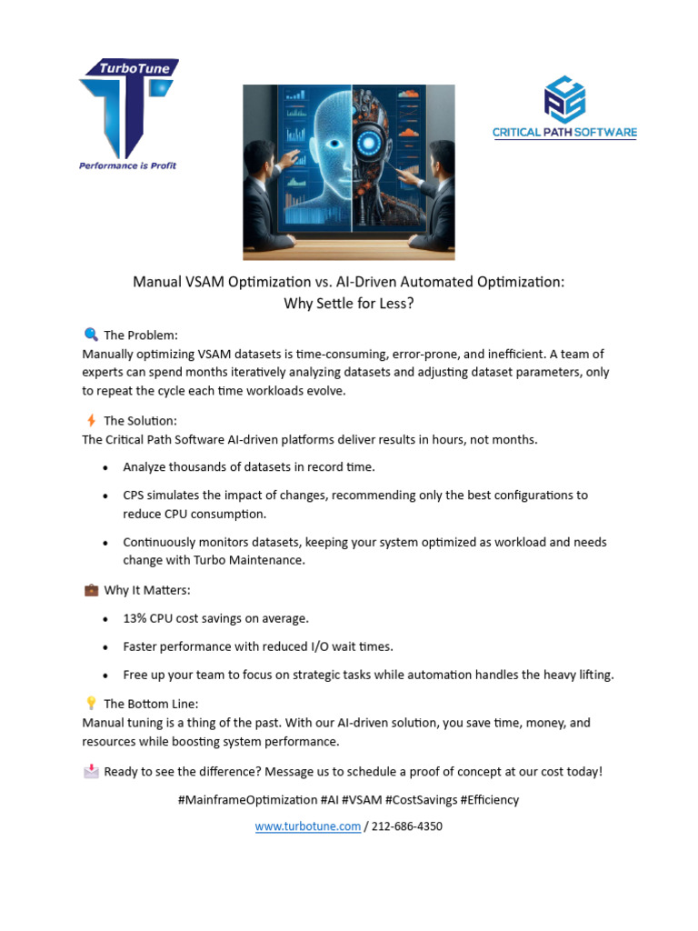 Manual VSAM Optimization vs | PDF