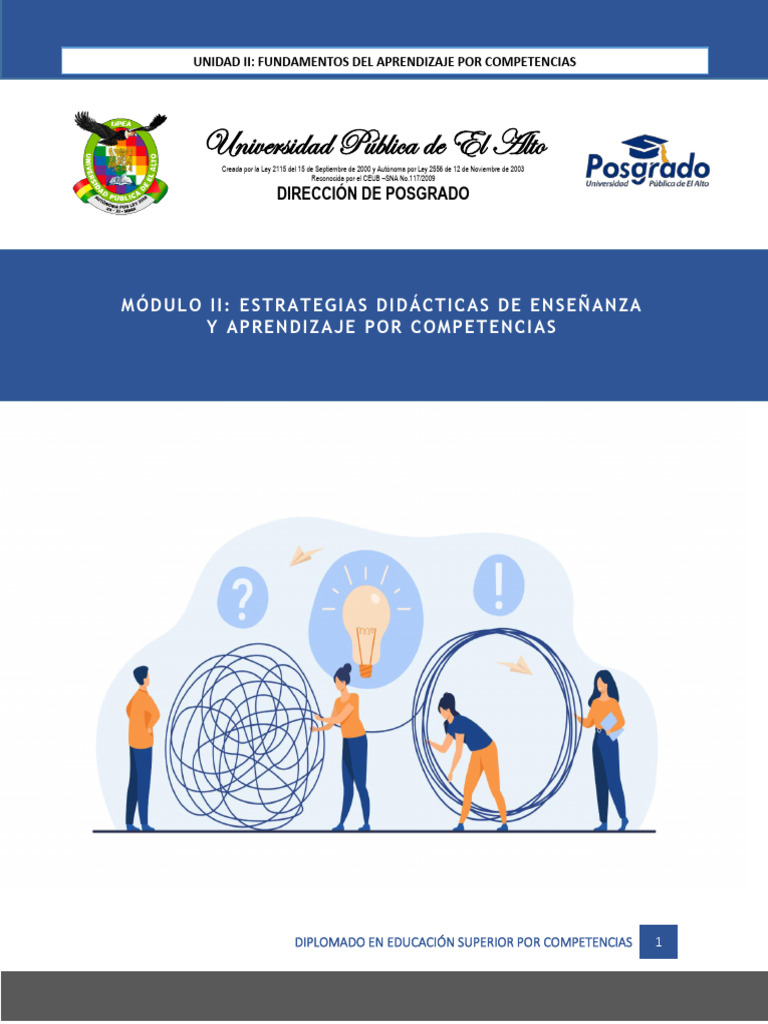 Material de Estudio N°2 Fundamentos Del Aprendizaje Por Competencias | PDF | Evaluación ...