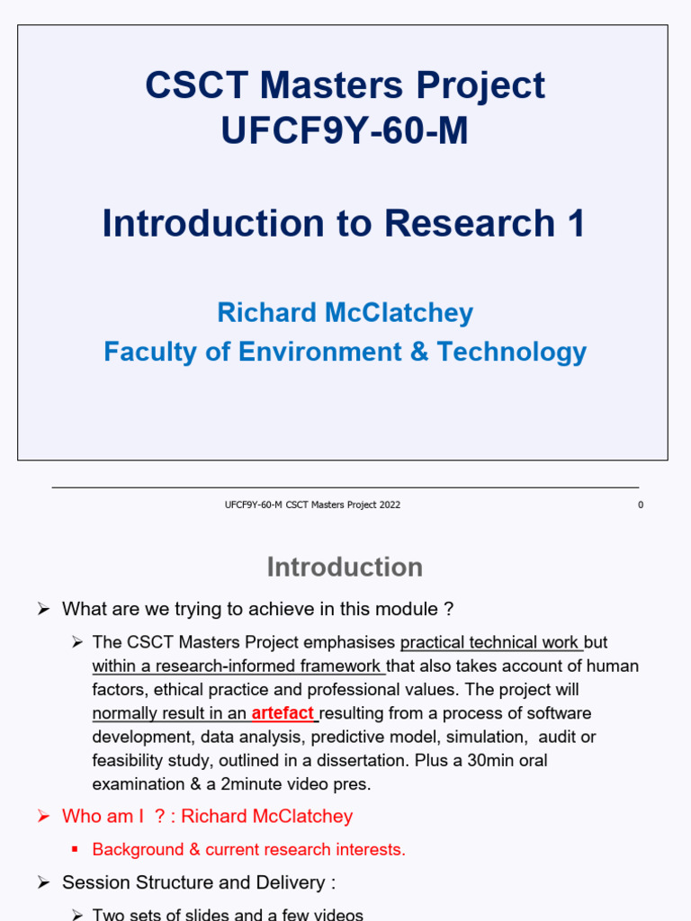 Session 1 Introduction, Research Definition and Approaches new | PDF ...