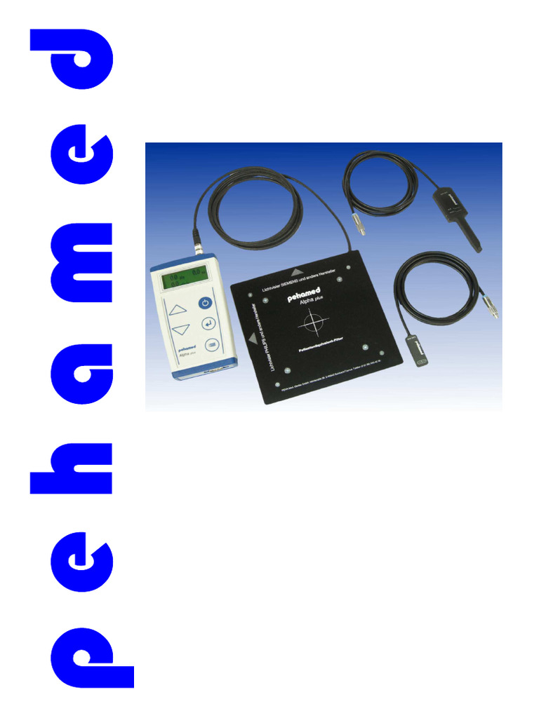 Manual Alpha-Plus Pehamed | PDF | Electromagnetic Compatibility | Radiography