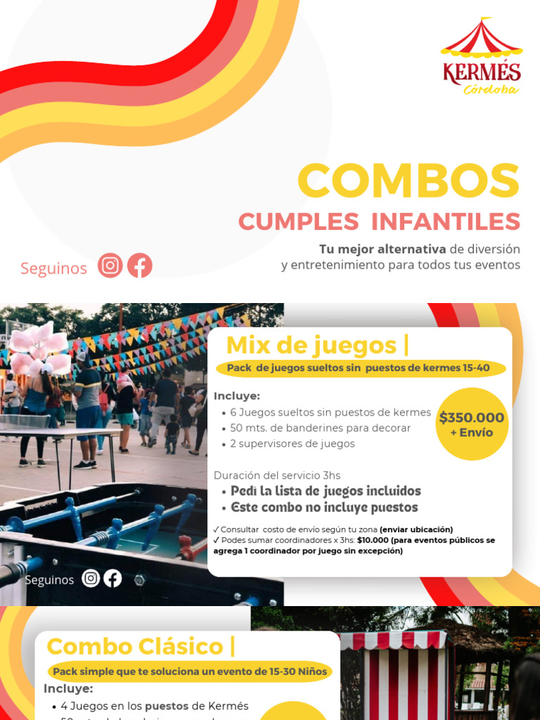 Combo Cumples Infantiles Cba | PDF