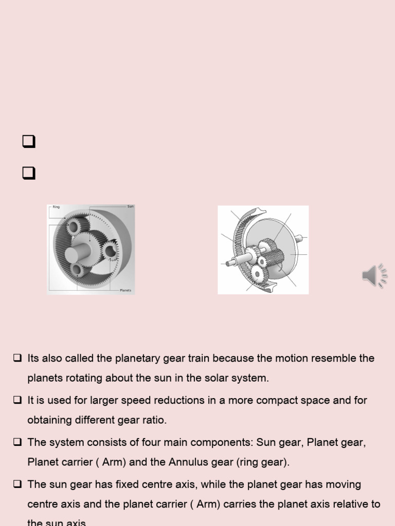 Lesson 2 Gear Train | PDF | Motion (Physics) | Kinematics