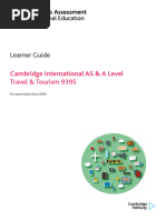 AS Level Travel and Tourism Coursework | PDF | Tourism | Risk