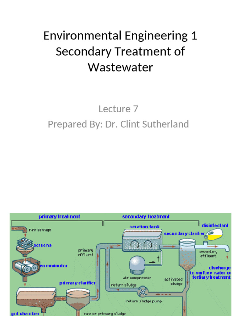 Secondary Wastewater Treatment Overview | PDF | Chemistry ...