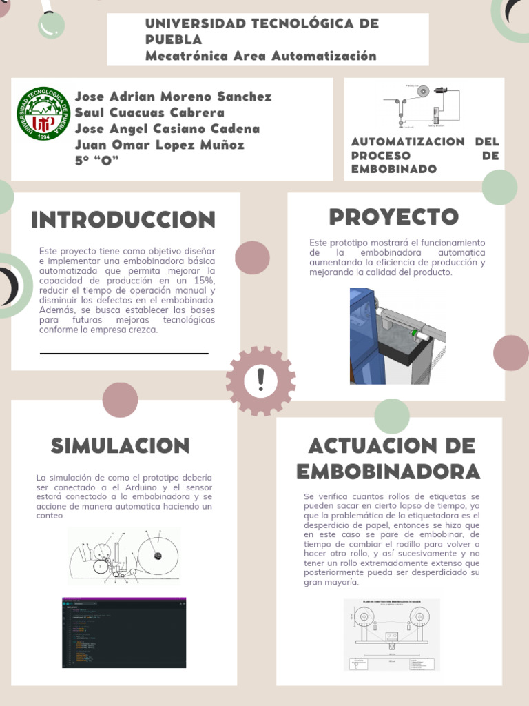 Embobinadora Automatizada para Eficiencia | PDF