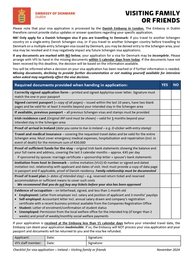 Visit Family and Friends Ireland Checklist November 2024 | PDF | Travel ...