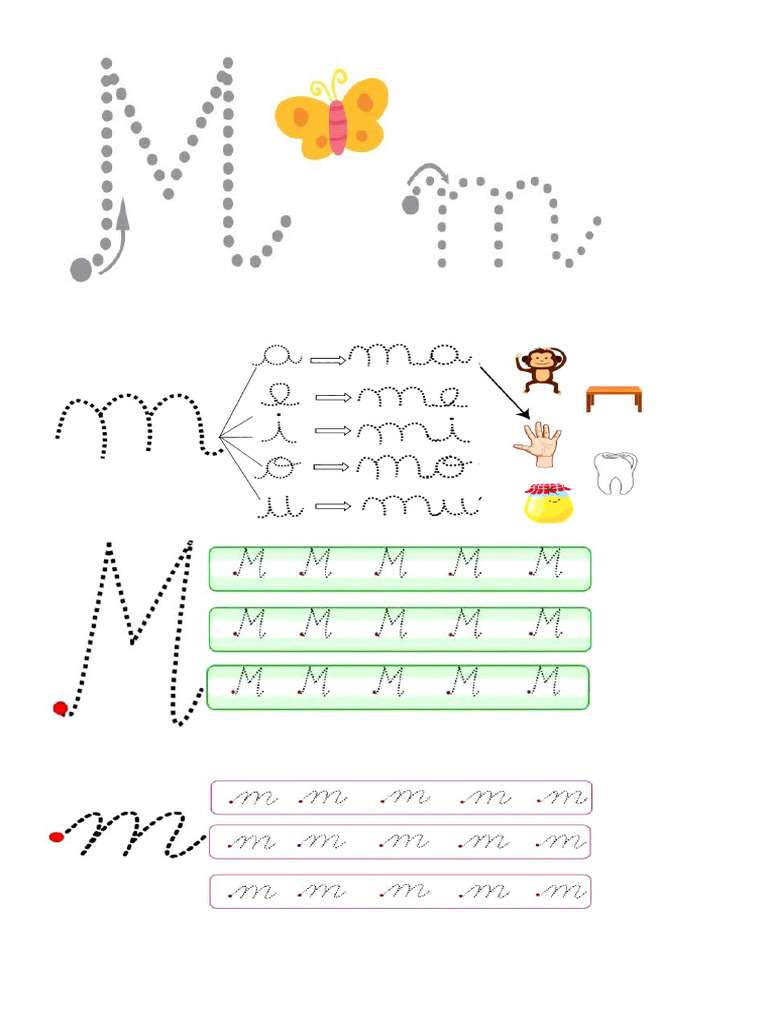 Trazo Letra M | PDF