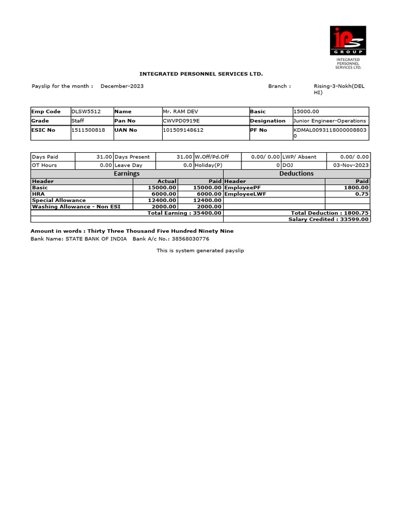 RAM DEVf December-2023 | PDF