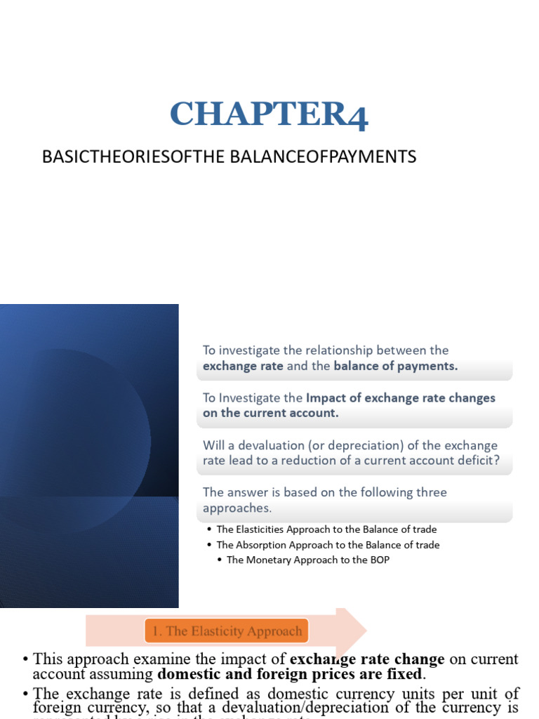 International Economics II Chapter 4 | PDF | Exchange Rate | Balance Of ...